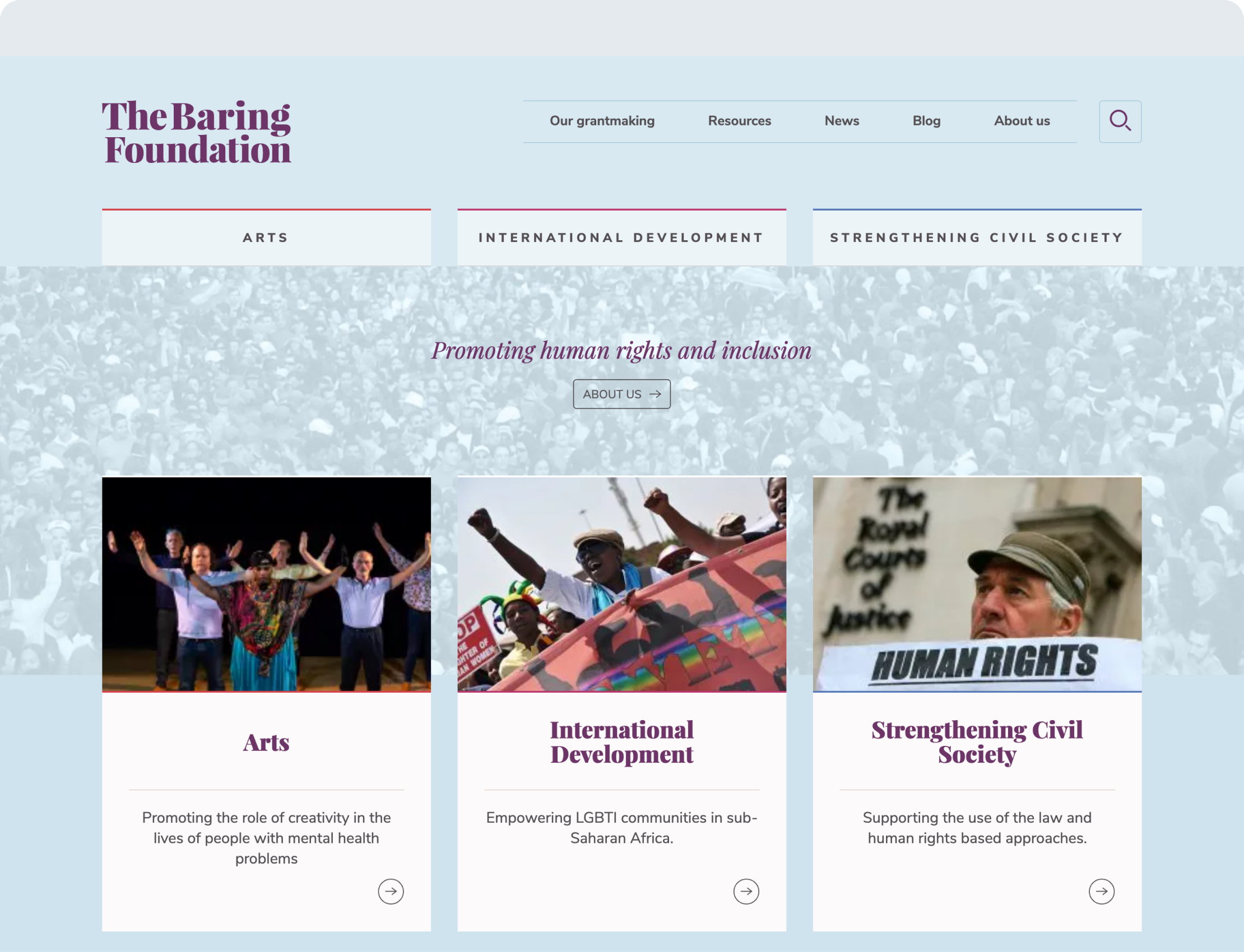 The Baring Foundation – Full brand refresh, new website and ongoing ...