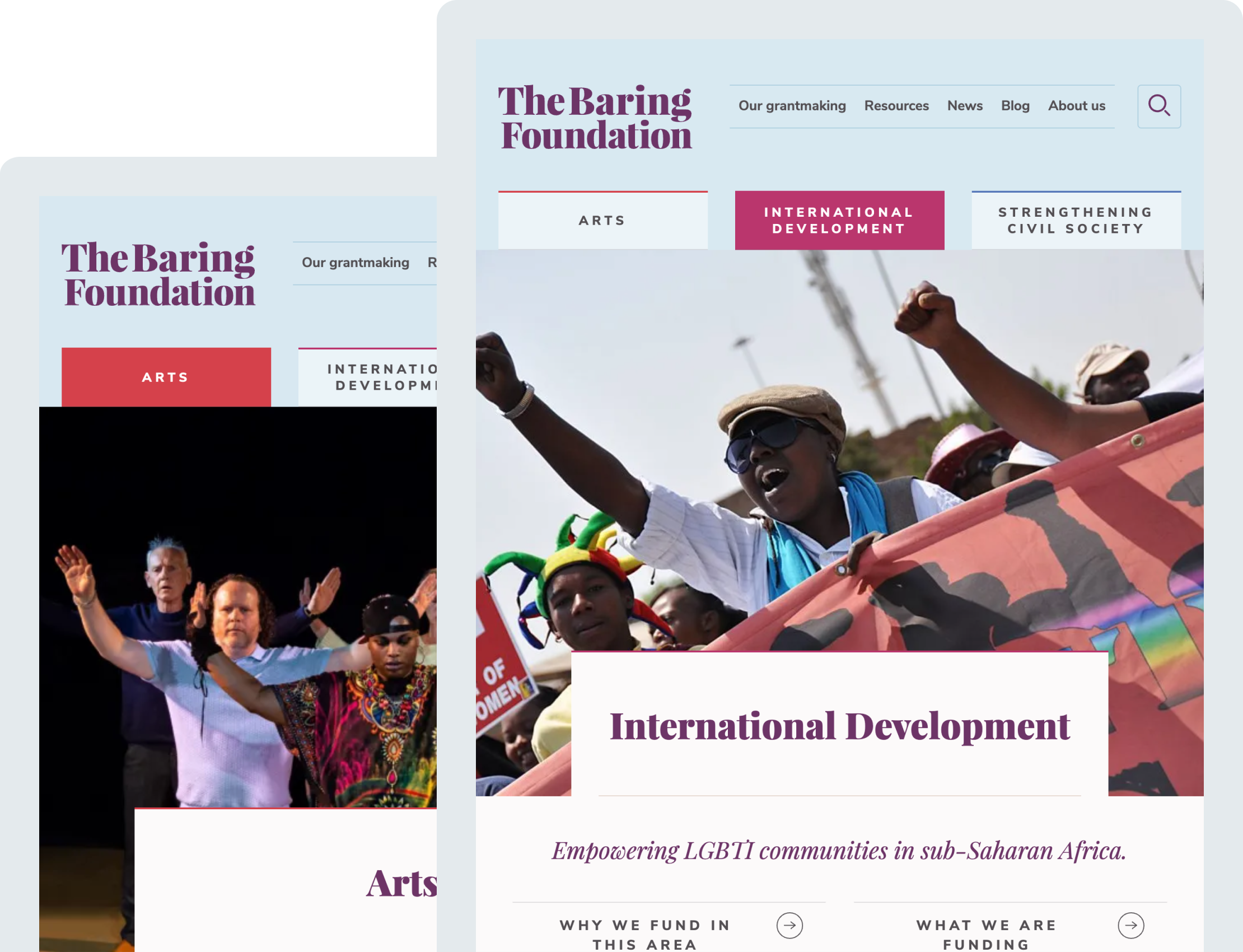 The Baring Foundation – Full brand refresh, new website and ongoing ...